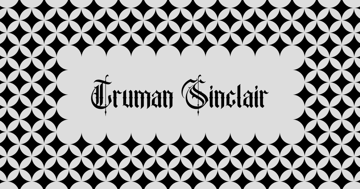 Truman Sinclair | Official Site